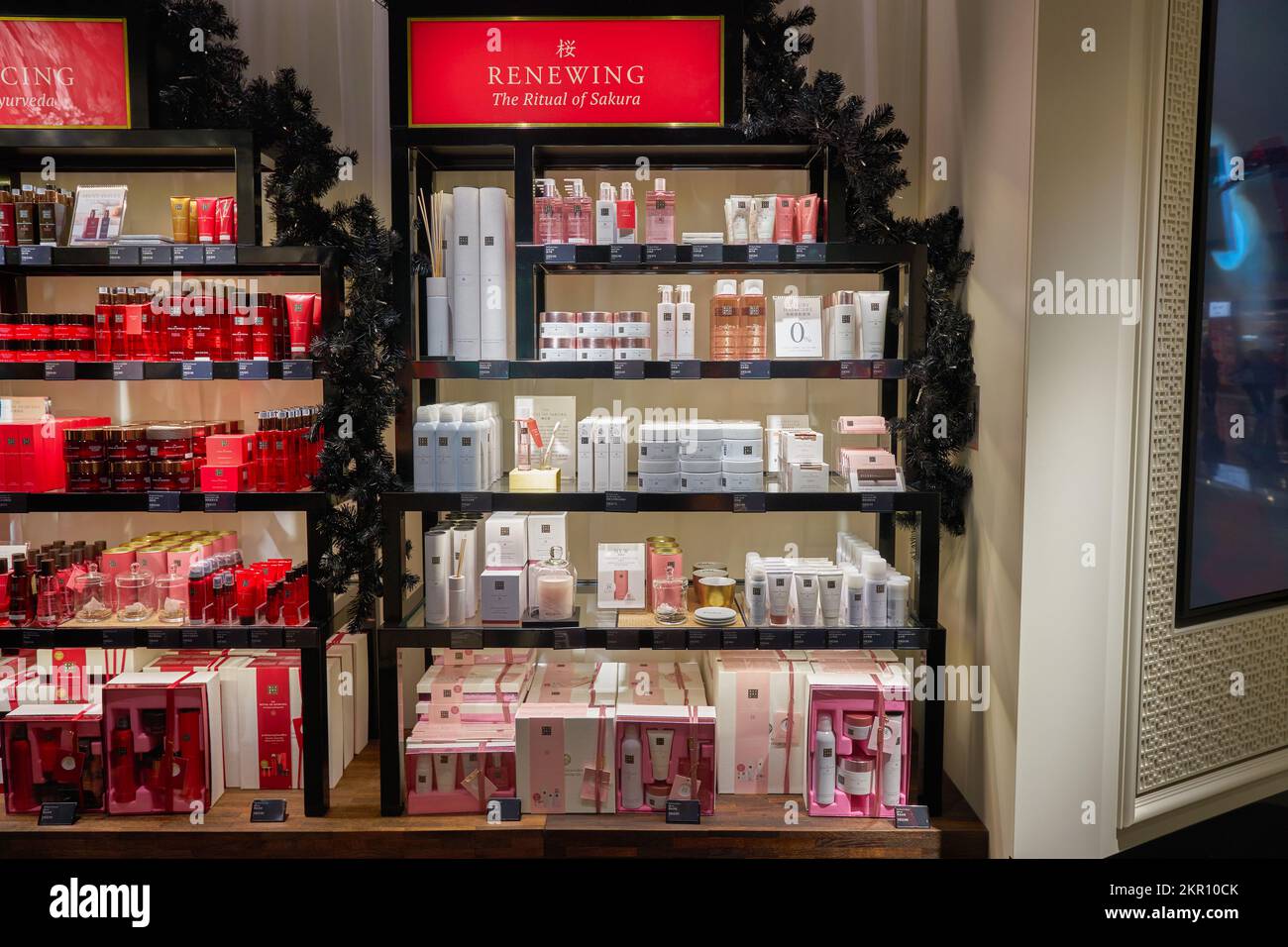 HONG KONG - CIRCA DECEMBER, 2019: Rituals products on display at the ...