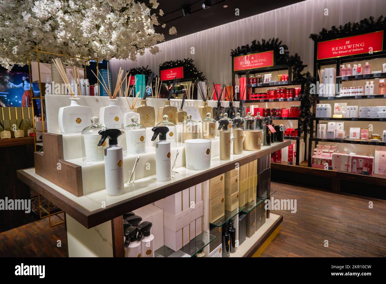 HONG KONG - CIRCA DECEMBER, 2019: Rituals products on display at the ...