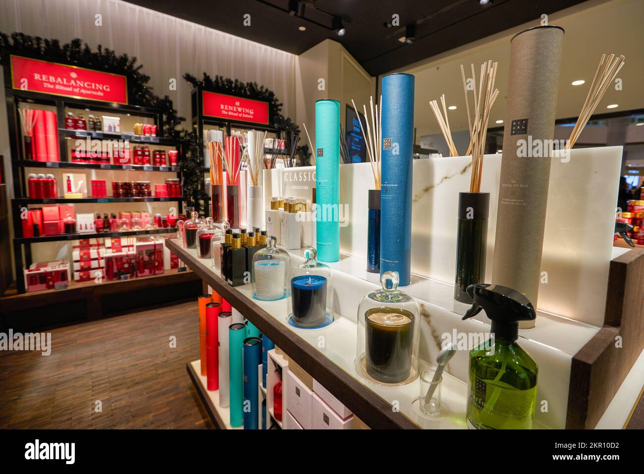 HONG KONG - CIRCA DECEMBER, 2019: Rituals products on display at the ...