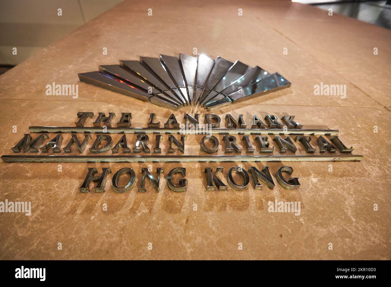 HONG KONG - CIRCA DECEMBER, 2019: close up shot of The Landmark ...