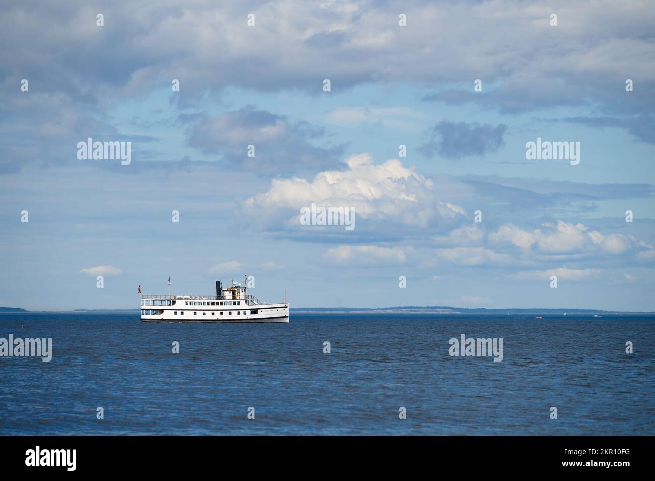 SEATTLE, WA, USA – AUGUST 13, 2022: Virginia V sailing in Puget Sound ...