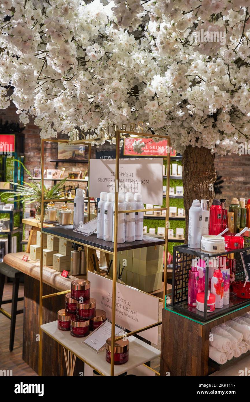 HONG KONG - CIRCA DECEMBER, 2019: Rituals products on display at the ...