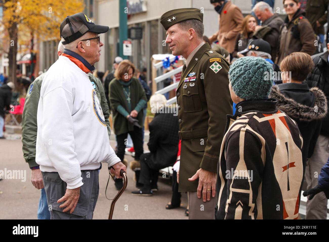 Maj. Gen. David Hodne, commanding general of the 4th Infantry Division ...