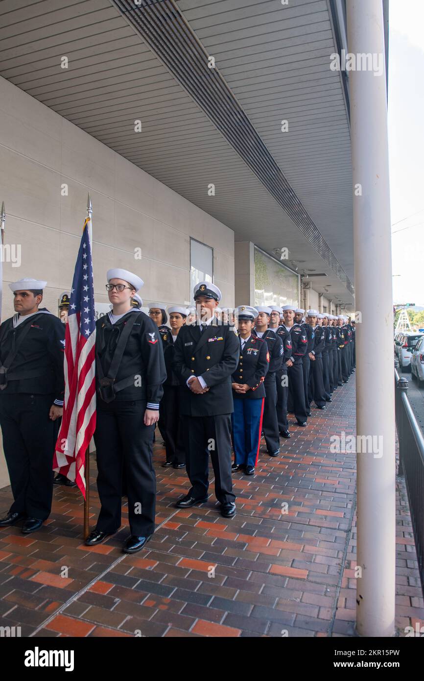 Sailors and Marines assigned to Commander, Fleet Activities Sasebo ...
