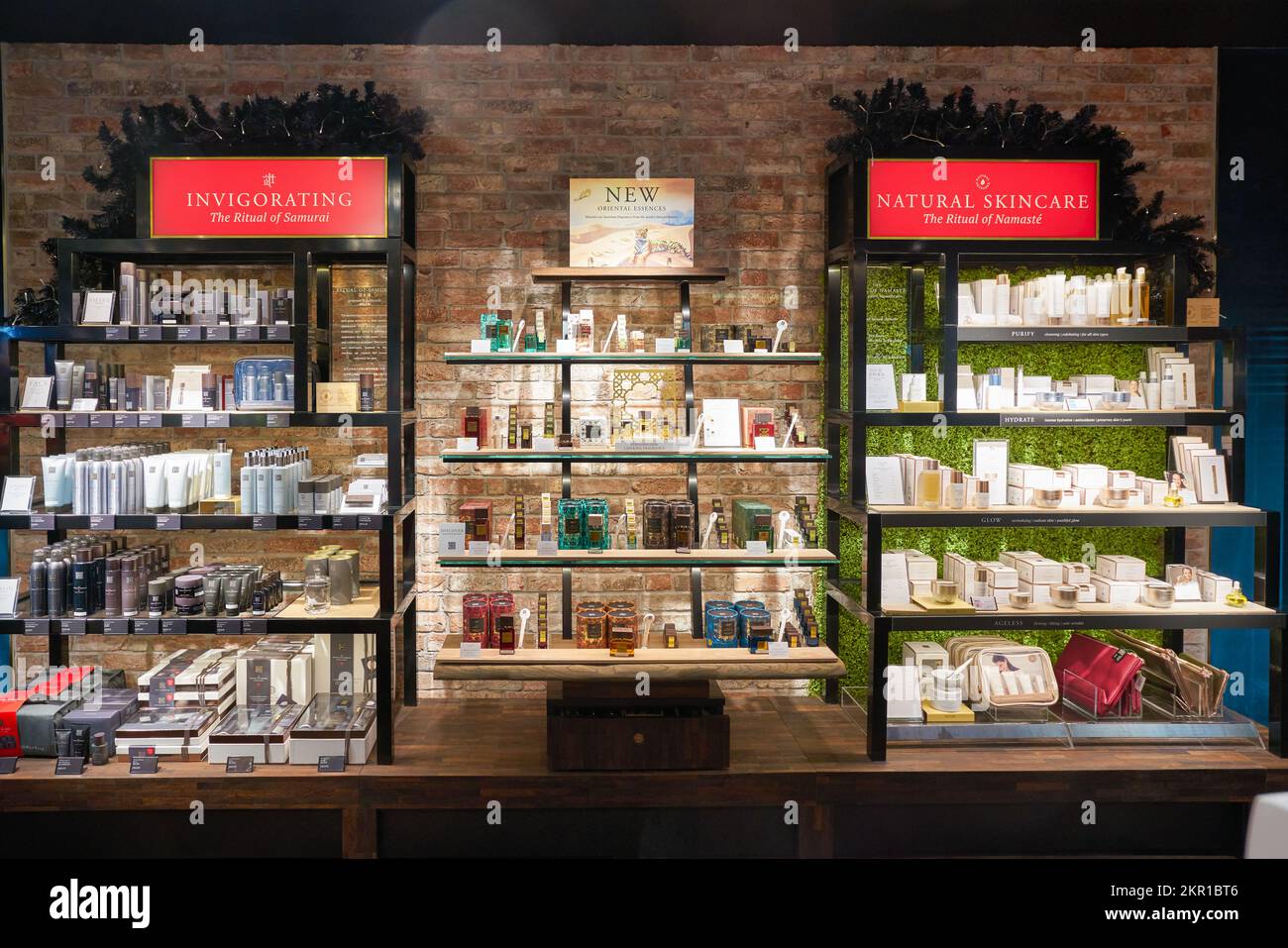 HONG KONG - CIRCA DECEMBER, 2019: interior shot of Rituals store at ...