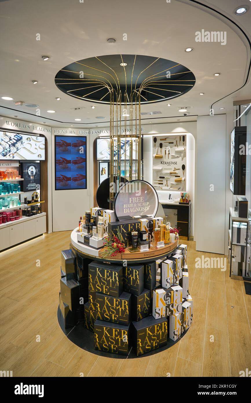 HONG KONG - CIRCA DECEMBER, 2019: personal care products on display in ...