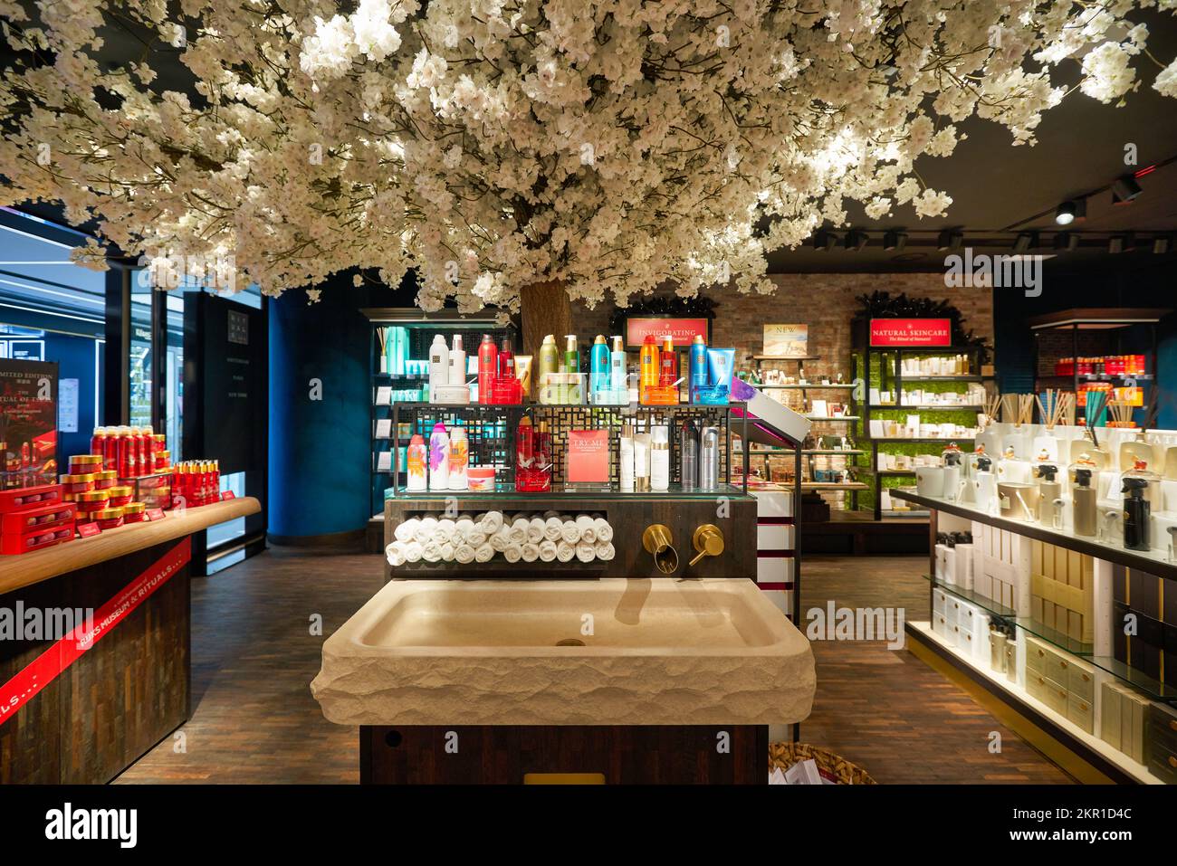 HONG KONG - CIRCA DECEMBER, 2019: interior shot of Rituals store at ...