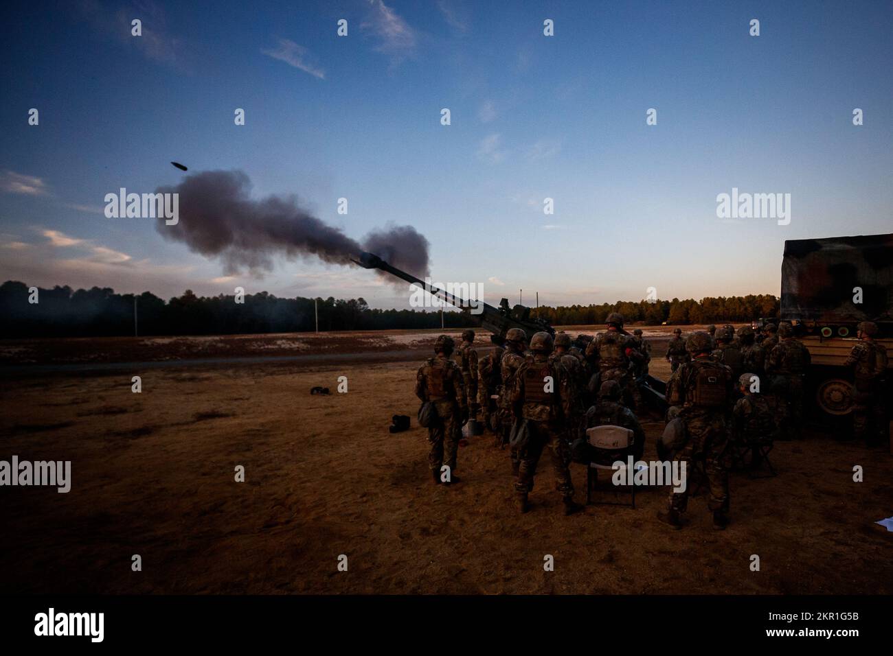 U.S. Army Soldiers with the New Jersey National Guard’s Charlie Battery, 3-112th Field Artillery ...