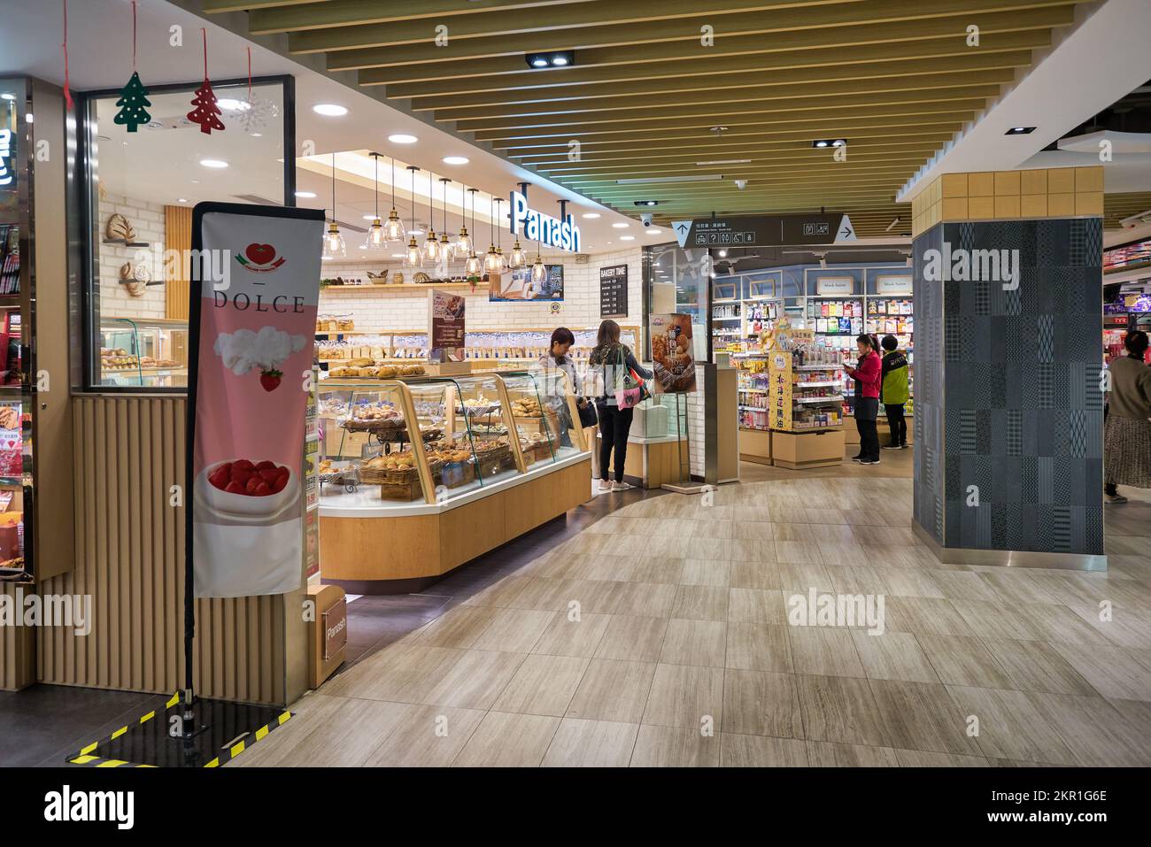 HONG KONG - CIRCA DECEMBER, 2019: various leavened breads on display at ...