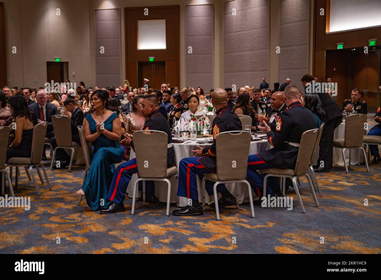 U.S. Marines and guests with Marine Corps Recruit Depot San Diego ...