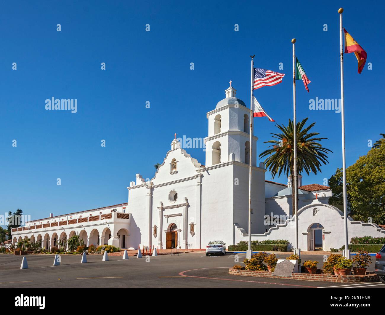 California, San Diego County, Oceanside, Mission San Luis Rey de ...