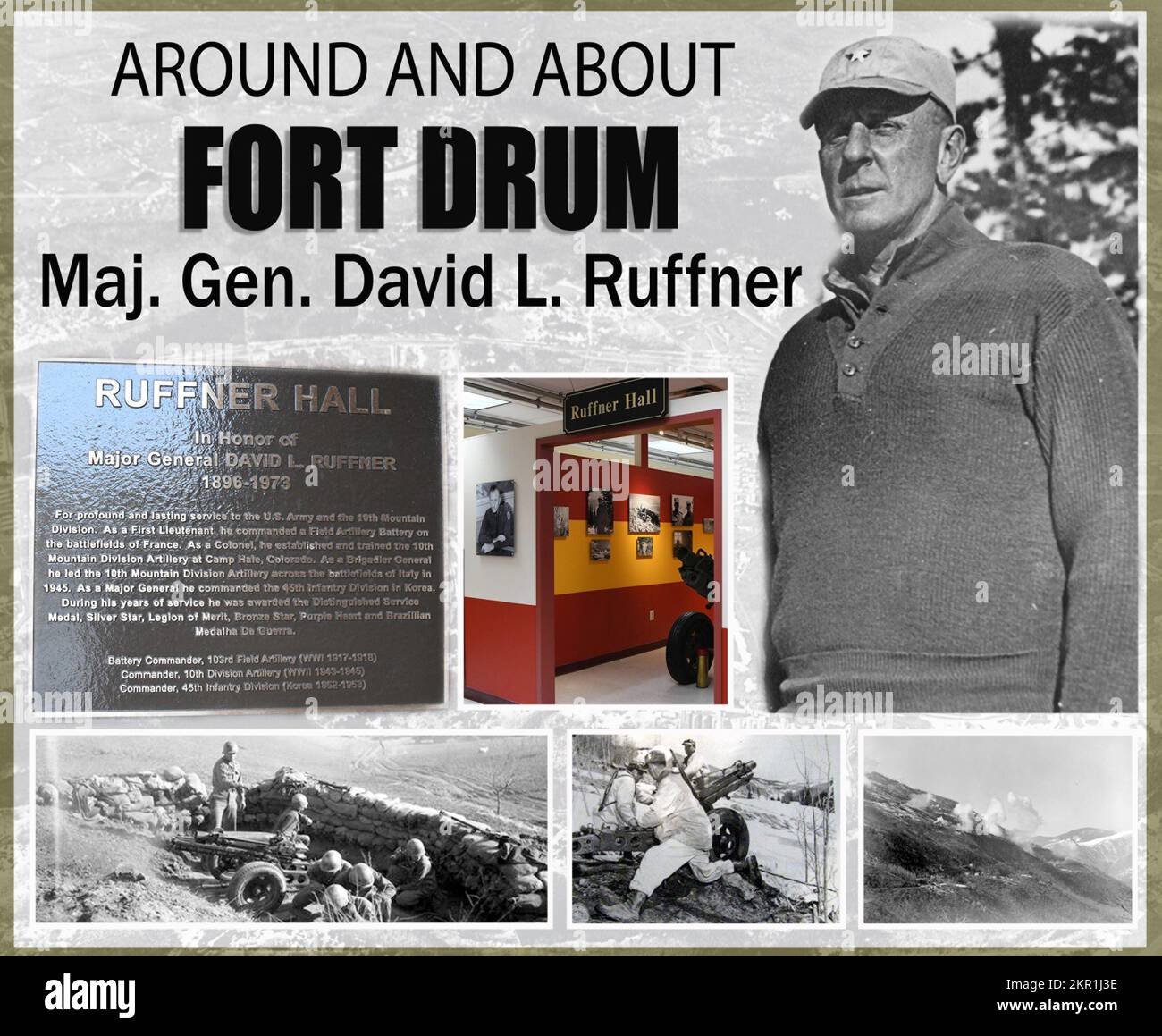 Ruffner Hall, headquarters for the 10th Mountain Division Artillery, is ...