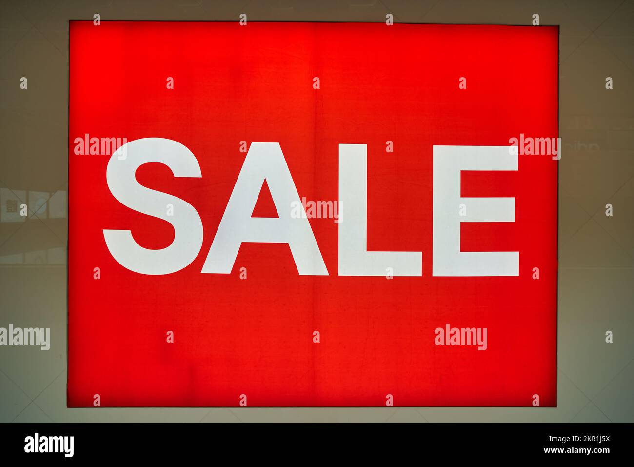 HONG KONG - CIRCA DECEMBER, 2019: close up shot of Sale sign as seen at ...