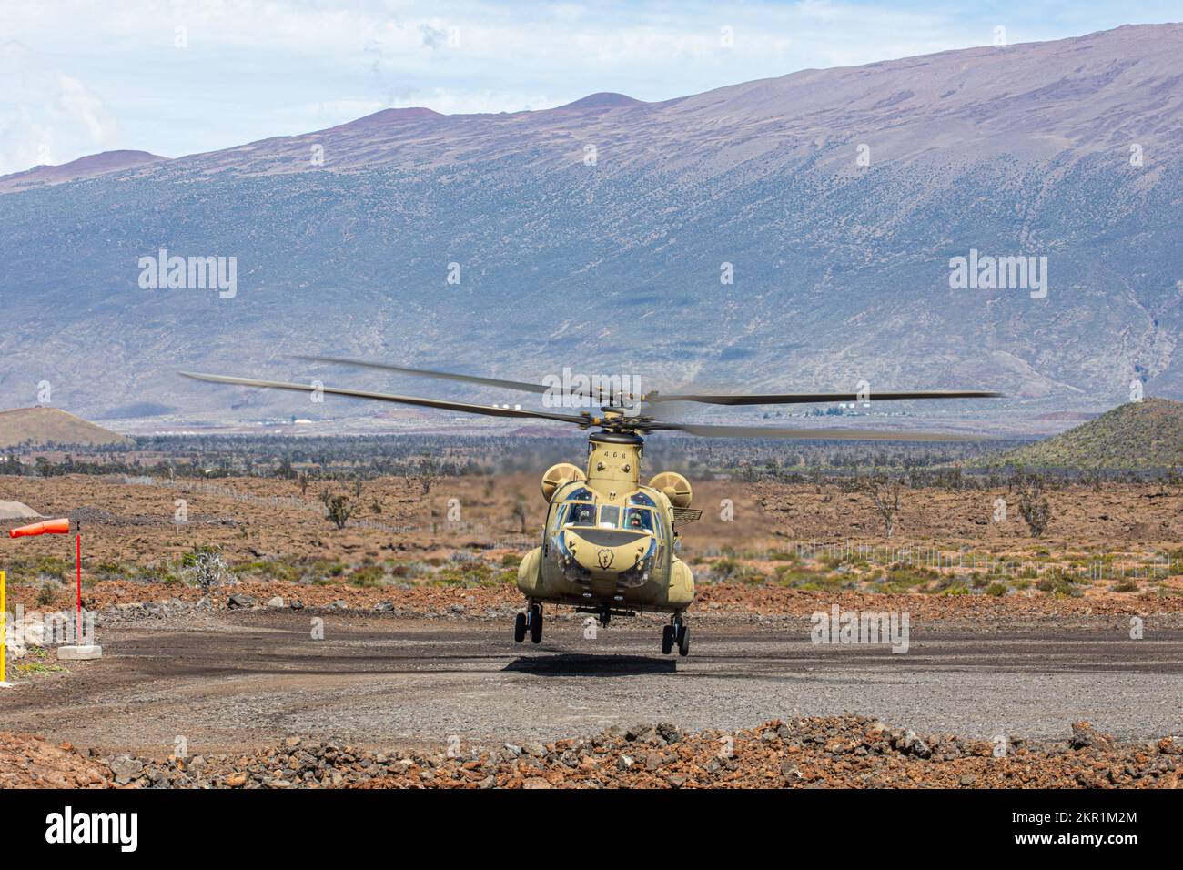 U.S. Army Boeing CH-47 Chinook from 3rd Squadron, 4th Cavalry Regiment ...