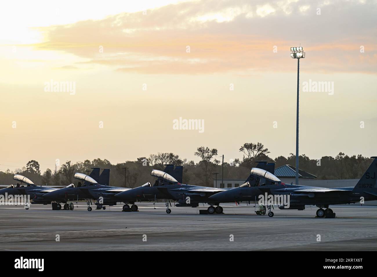 Multiple U.S. Air Force F-15E Strike Eagles from Seymour Johnson Air ...