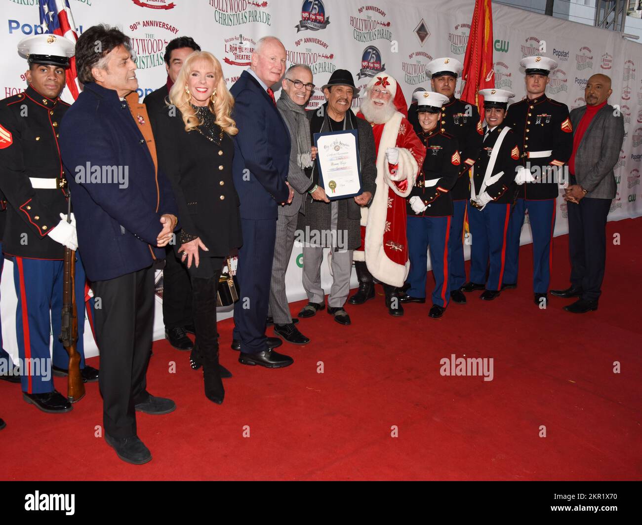 November 27, 2022, Hollywood, Caliifornia, USA: (L-R) Dean Cain, Marine ...