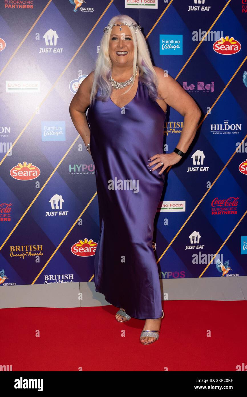 London, UK - 28th November 2022 Samantha Howe at The British Curry ...