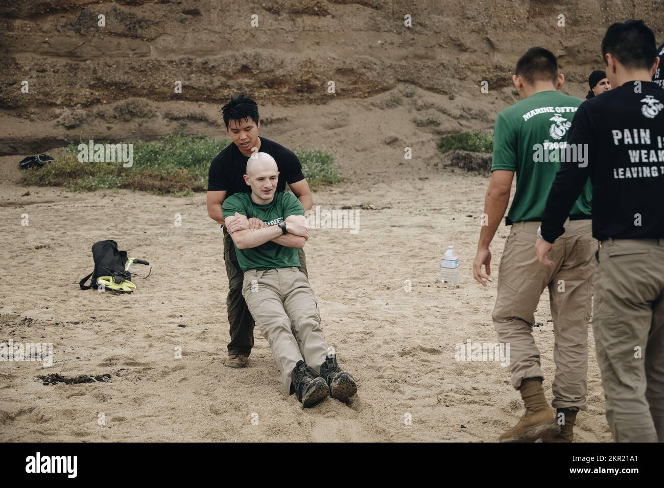 Officer candidates with Officer Selection Team (OST) San Jose and OST ...