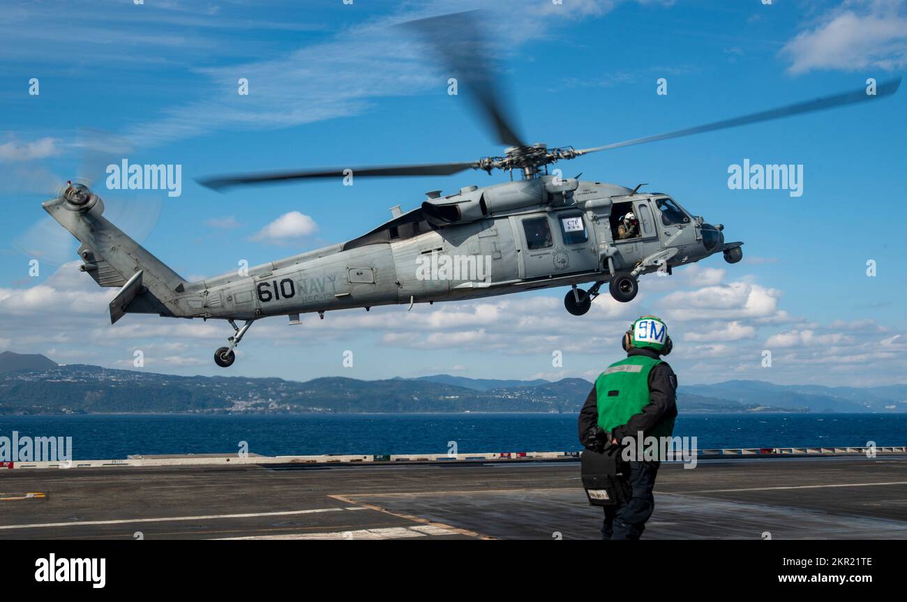 221106-N-DW158-1029 SAGAMI WAN (Nov. 6, 2022) Vice Adm. Karl Thomas ...