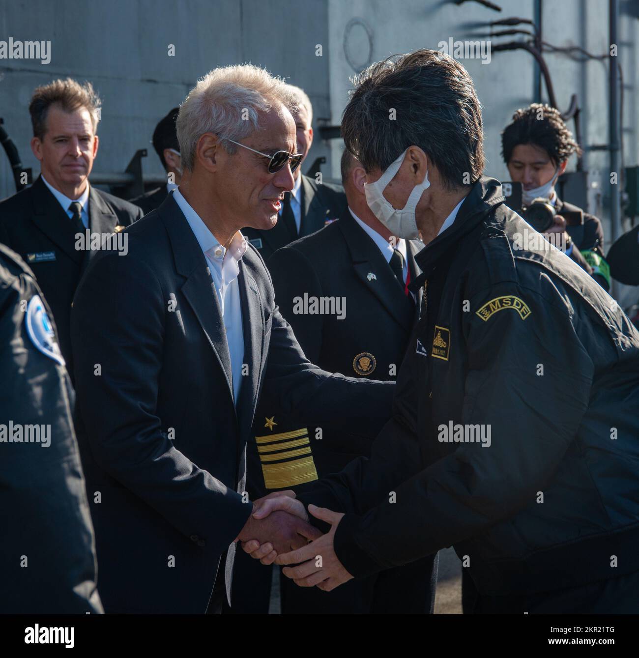 221106-N-DW158-1246 SAGAMI WAN (Nov. 6, 2022) The Honorable Rahm ...