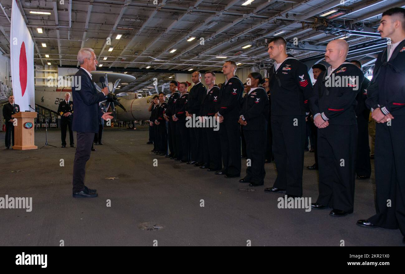 221106-N-LI114-1220 SAGAMI WAN (Nov. 6, 2022) The Honorable Rahm ...