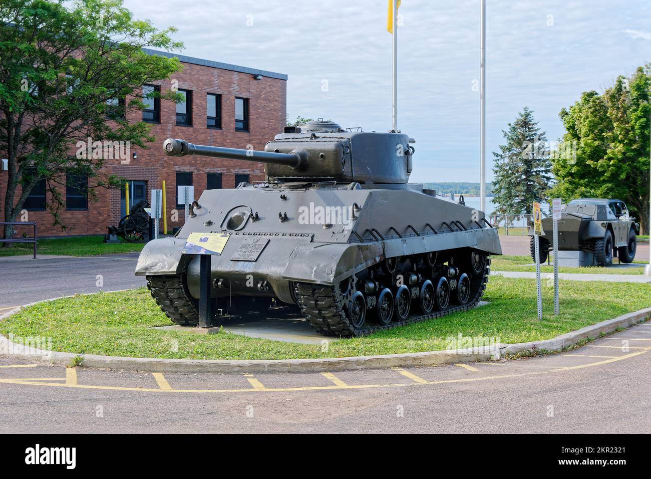 Sherman Tank in Charlottetown Armory Stock Photo - Alamy