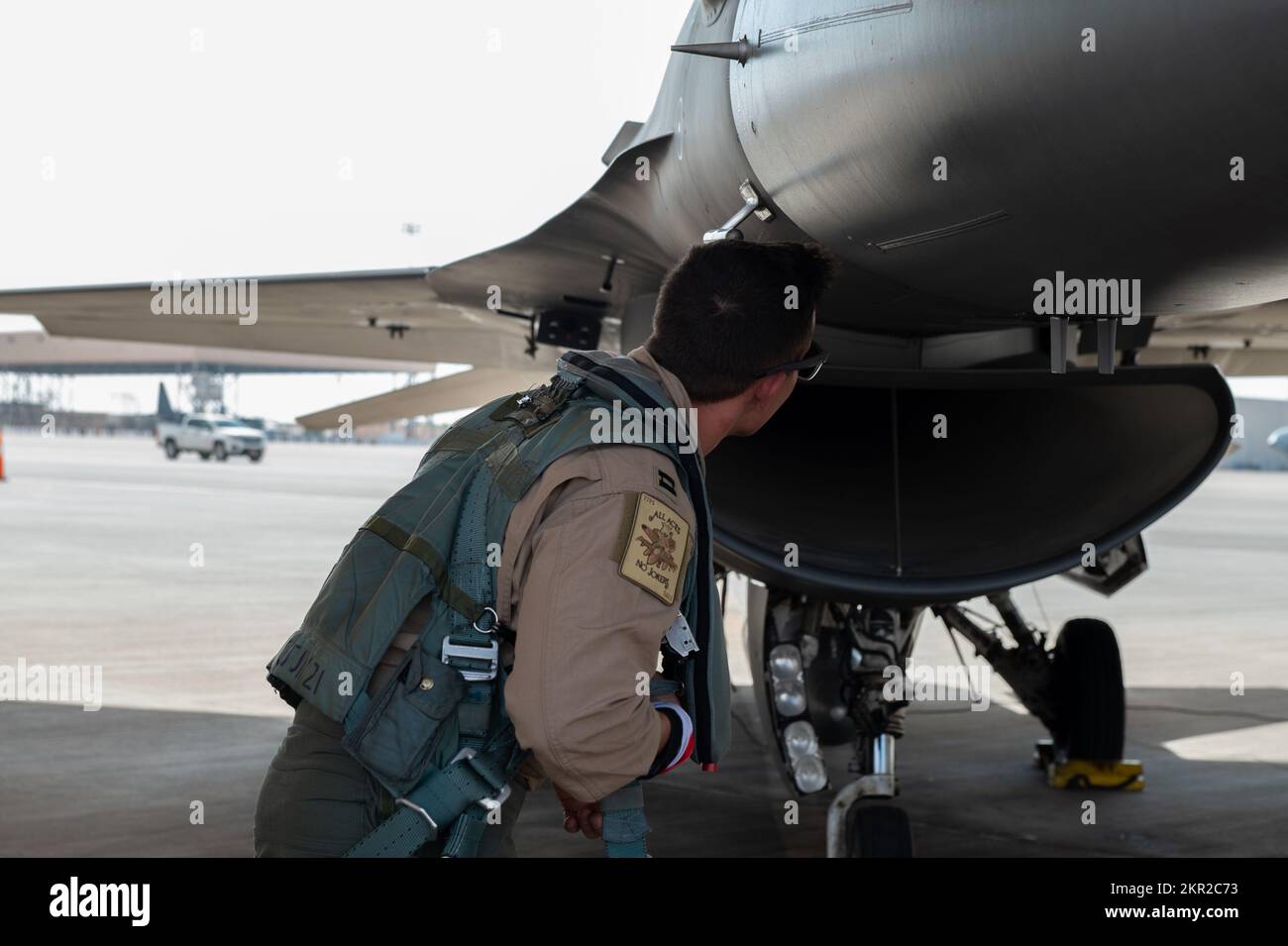 U.S. Air Force Capt. Christopher Hartman, a 77th Expeditionary Fighter ...