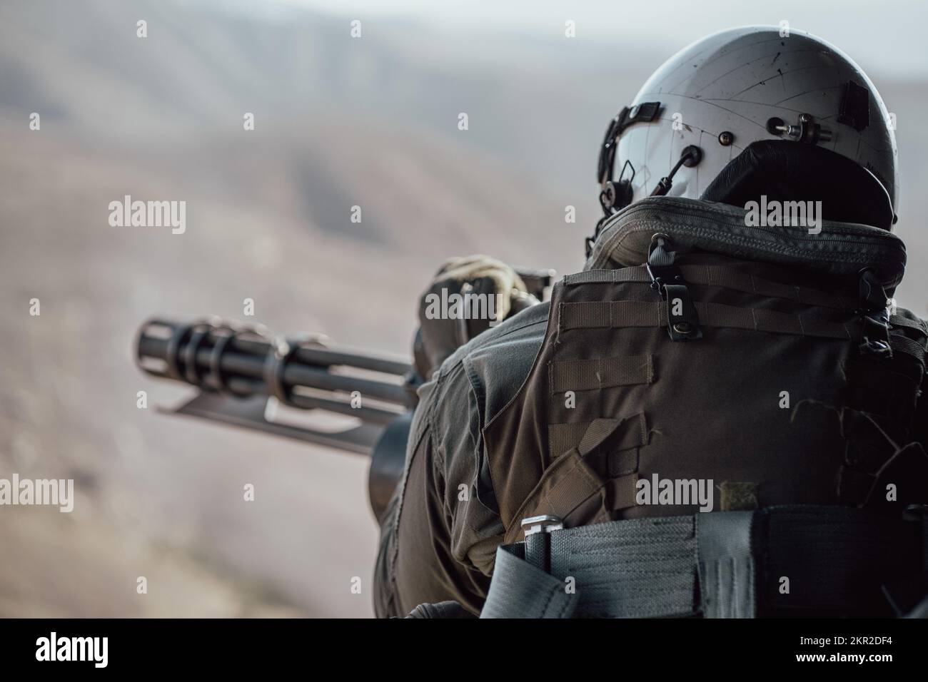 U.S. Marine Corps Gunnery Sgt. Joshua John Navarro, an aerial observer ...