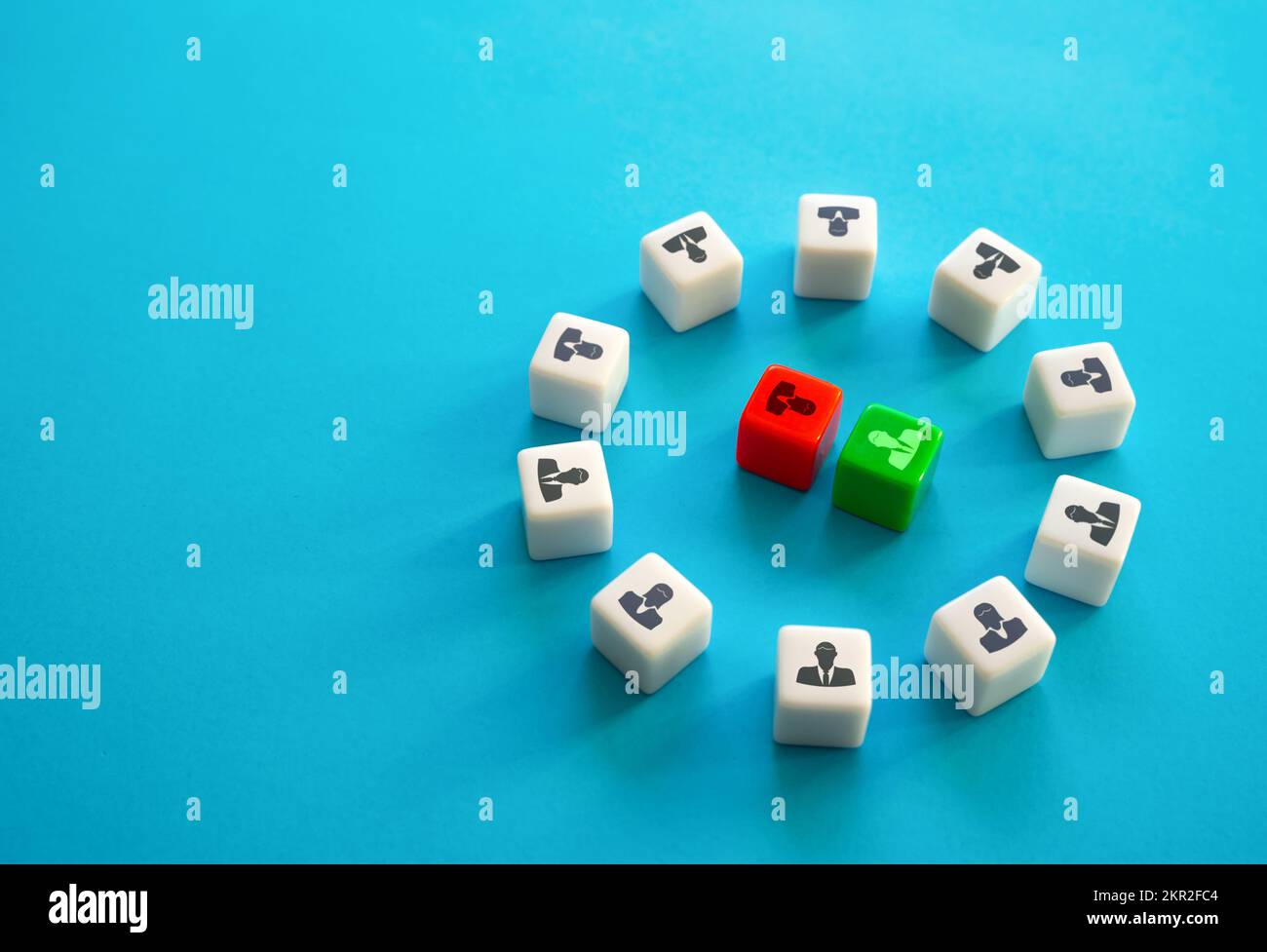 Conflict in the team. Candidate for leadership competition. Dispute ...