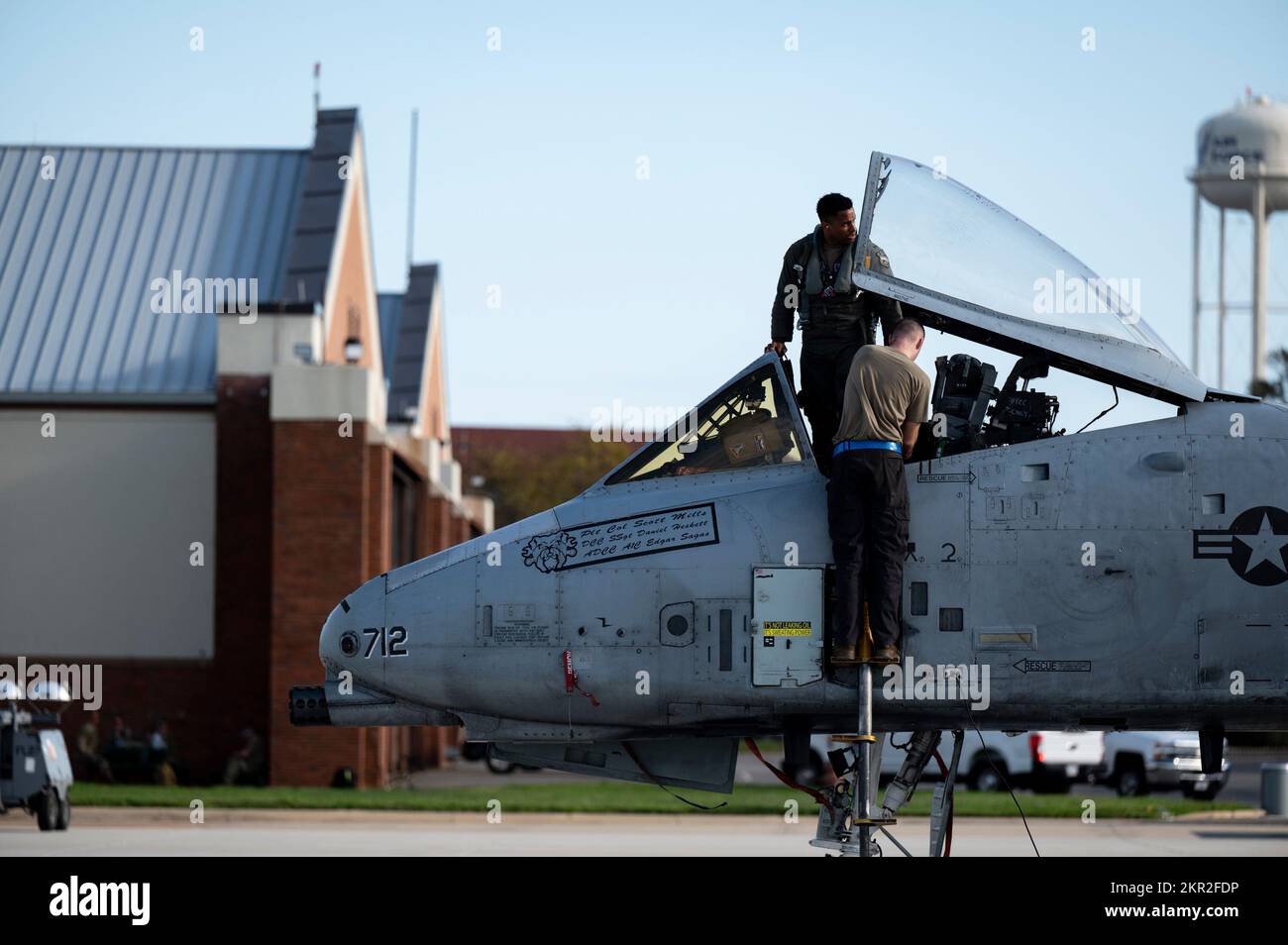 An Airman from the 354th Fighter Generation Squadron, assigned to the ...