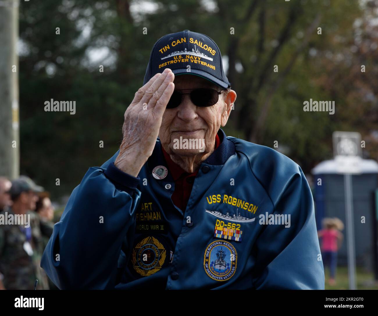 DETROIT, Mich. - Retired Fireman 1st Class Art Fishman, World War II ...