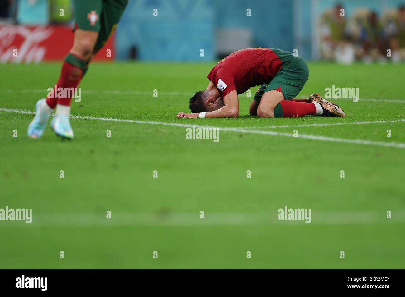 Lusail, Qatar. 28th Nov, 2022. Bruno Fernandes (POR) Football/Soccer ...