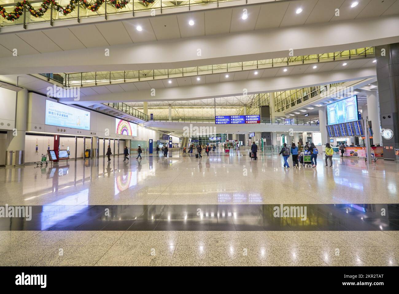 HONG KONG - CIRCA DECEMBER, 2019: interior shot of Hong Kong ...