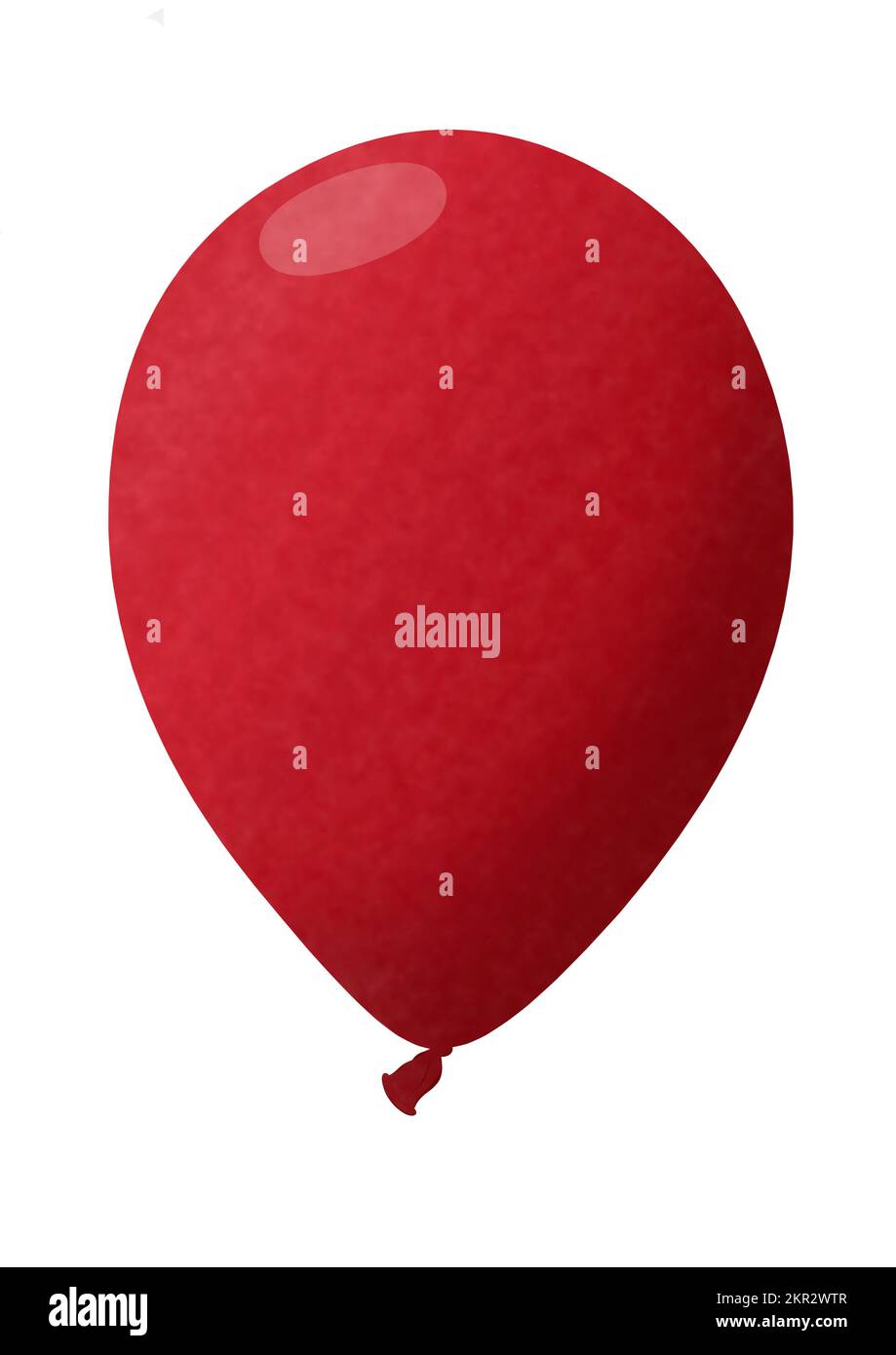 Red Balloon With String