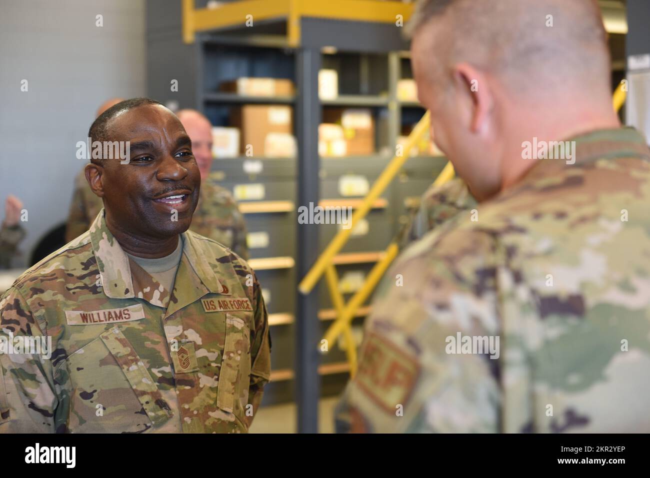 U.S. Air Force Chief Master Sgt. Maurice L. Williams, command chief ...