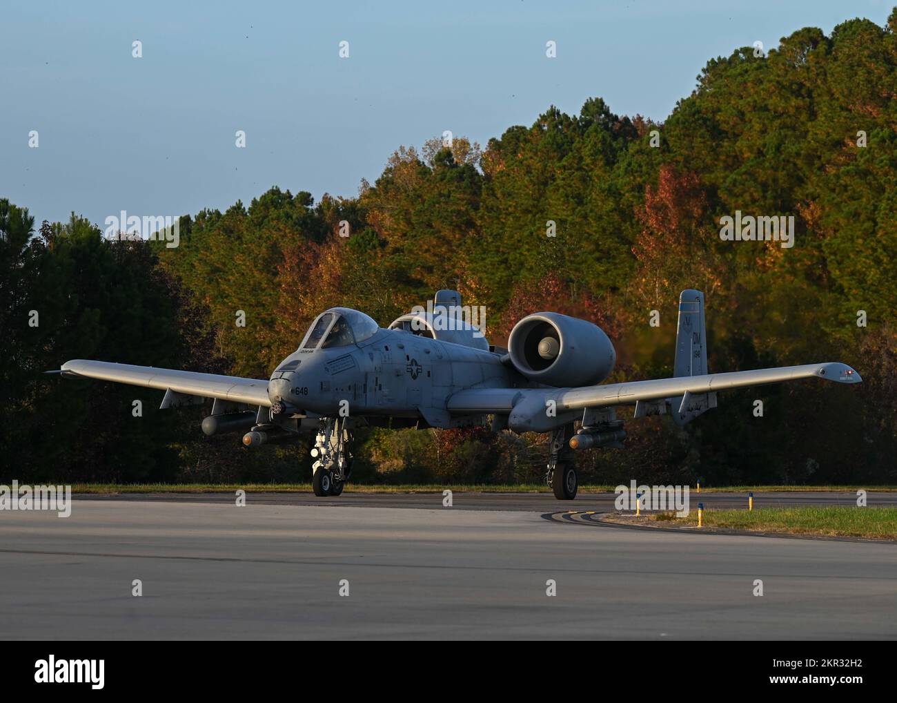 An A-10 Thunderbolt II from the 354th Fighter Squadron at Davis-Monthan ...