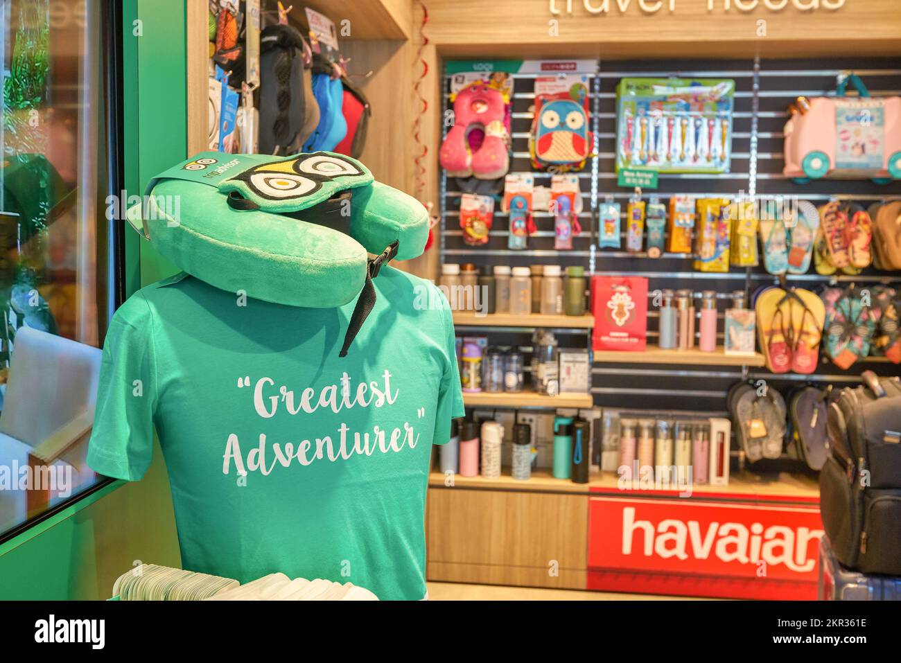 HONG KONG - CIRCA DECEMBER, 2019: TripAdvisor shop in Hong Kong ...