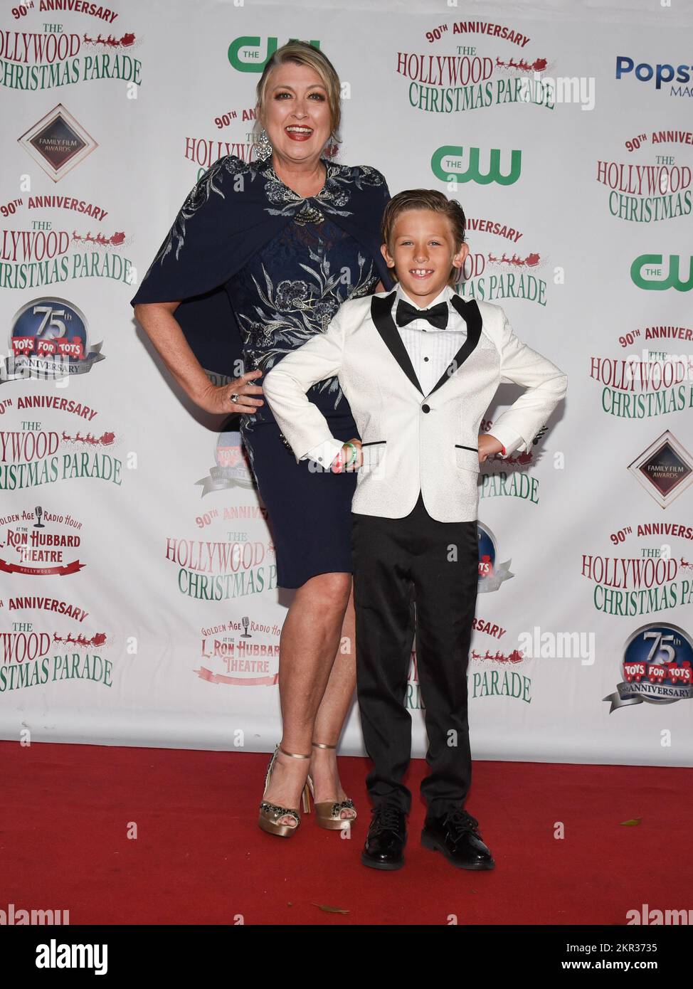 November 27, 2022: Wendy Burch and Brady Taylor Burch attend the 90th ...