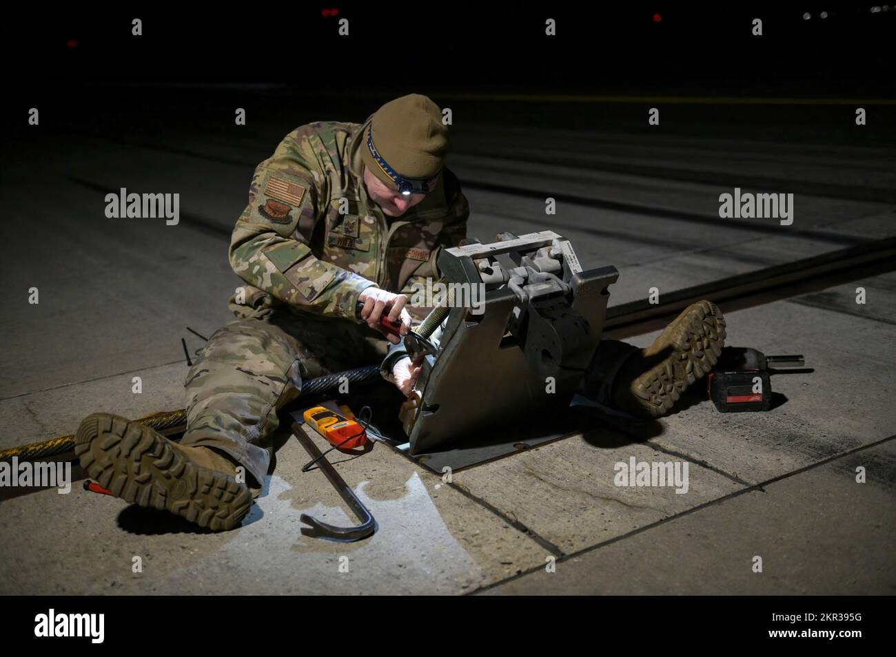 U.S. Air Force Staff Sgt. Chris Wetzel, electrical power production ...