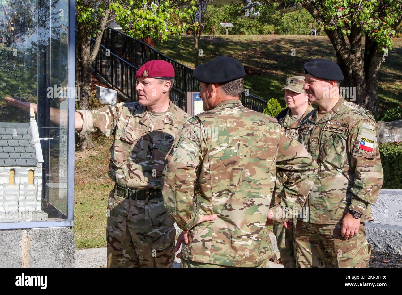British Army Brigadier Neil Den-McKay, the 82nd Airborne Division ...