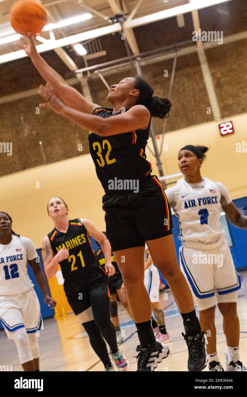 U.S. Marine Corps Capt. Veronica French, a member of team Marine Corps ...
