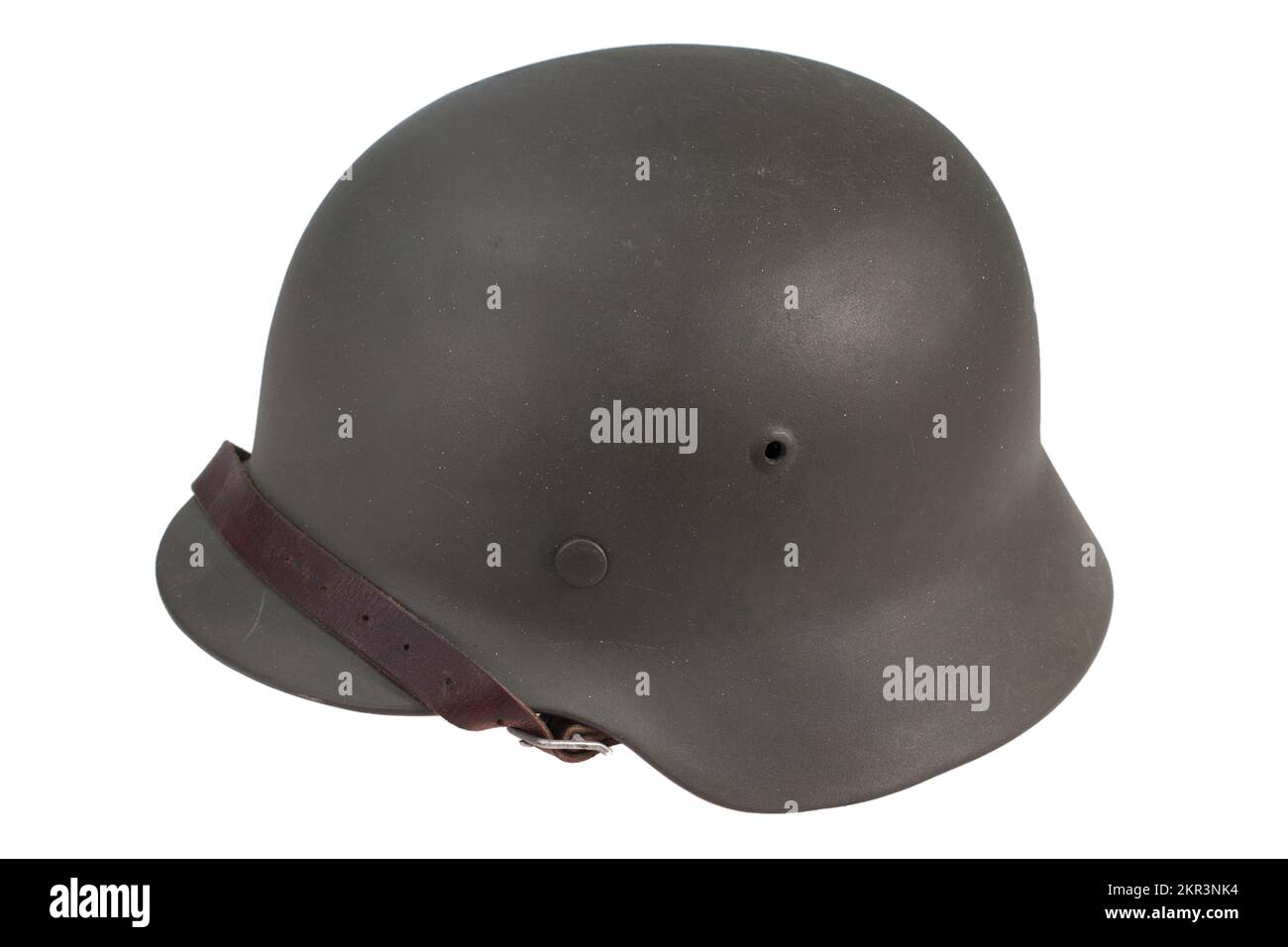 German Nazi Army steel helmet World War II period (1933-1945) isolated ...