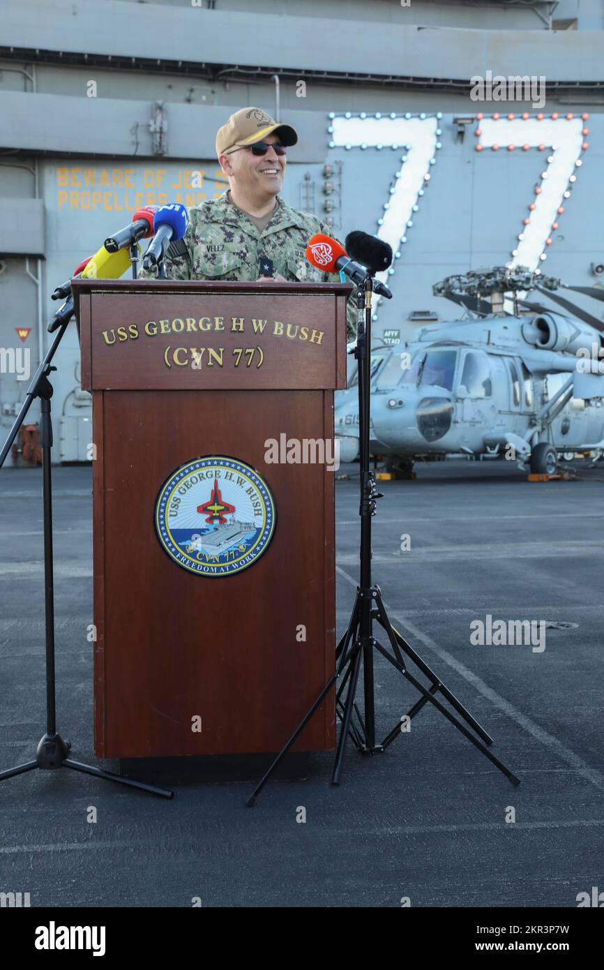 221107-N-IX644-1112 SPLIT, Croatia (Nov. 7, 2022) Rear Adm. Dennis ...