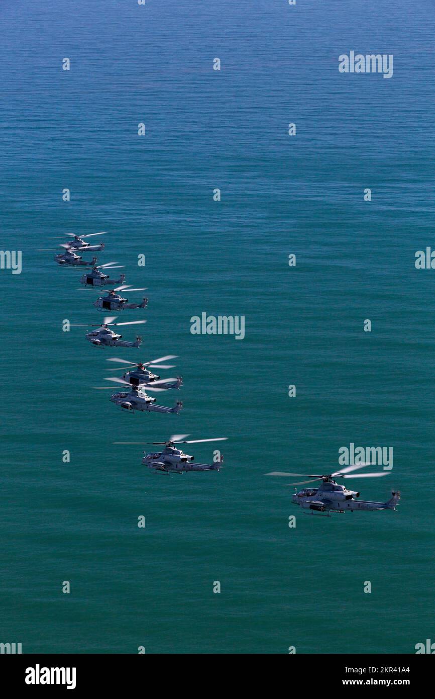U.S. Marines with Marine Light Attack Helicopter Squadron (HMLA) 269 ...