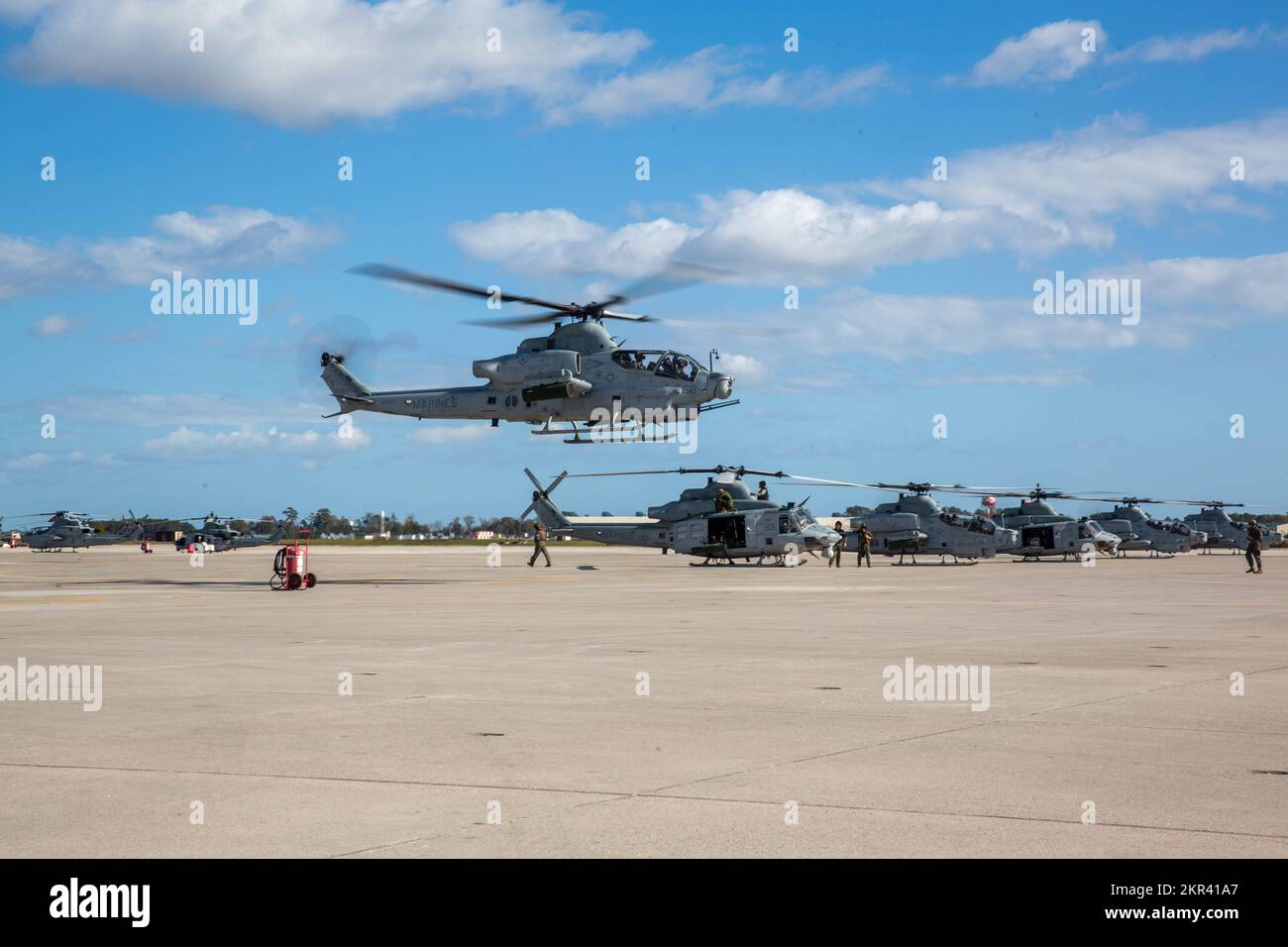 A U.S. Marine Corps AH-1Z Viper, assigned to Marine Light Attack ...