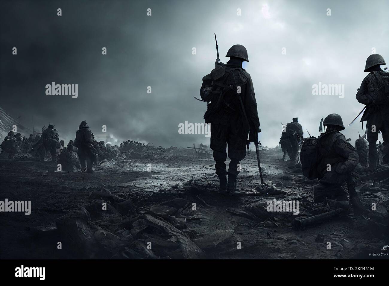 Post apocalyptic battle hi-res stock photography and images - Alamy
