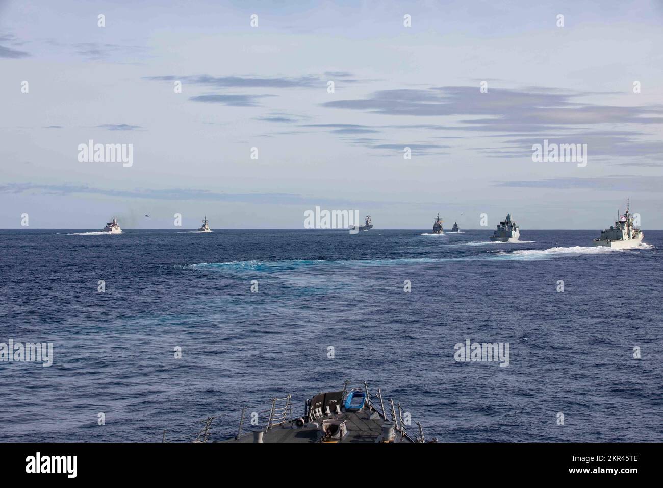 From left, Dutch frigate HNLMS De Zeven Provincien (F 802), Spanish ...