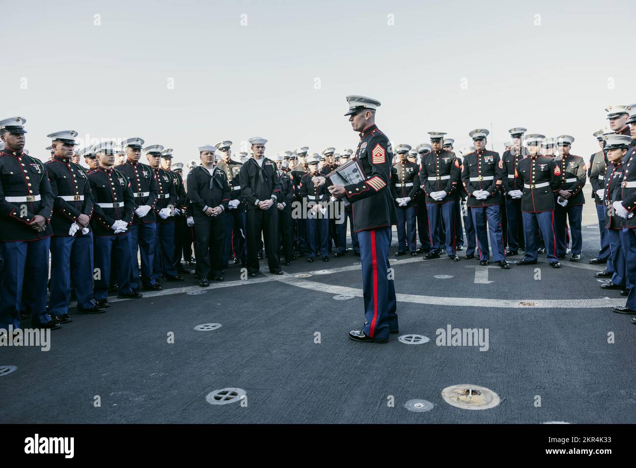 U.S. Marine Corps Sgt. Maj. Joshua Miller, assigned to Special Purpose ...