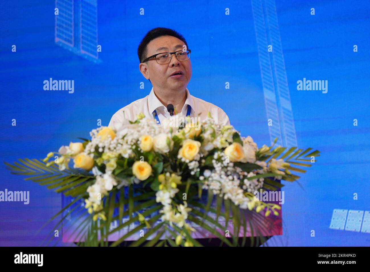 HAIKOU, CHINA - NOVEMBER 22, 2022 - Zhao Jian, director of the Earth ...