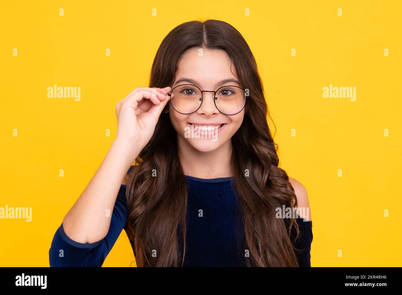 Happy Face Positive And Smiling Emotions Of Teenager Girl Teenager